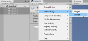 Multi-Editing in Unity Inspector